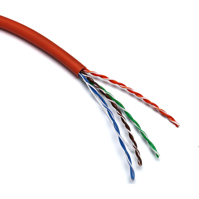Excel Solid Cat5e Cable U/UTP LSOH Euroclass Dca 305m Box Orange ...