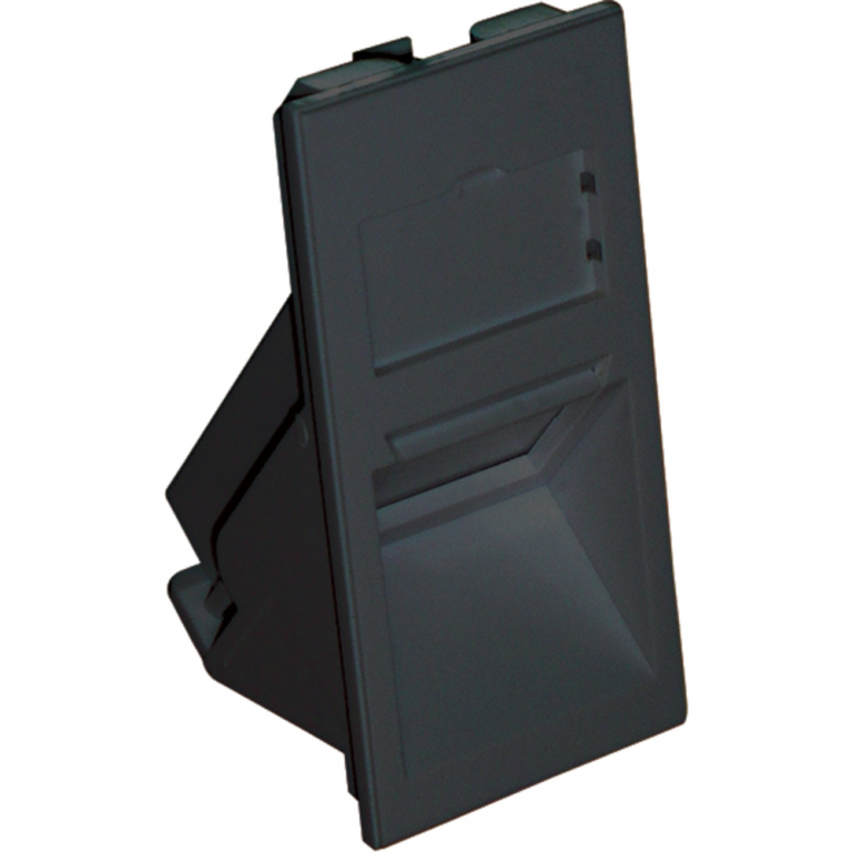 Excel Euromod Angled Shutter For Keystone Jack Black - Industrial ...