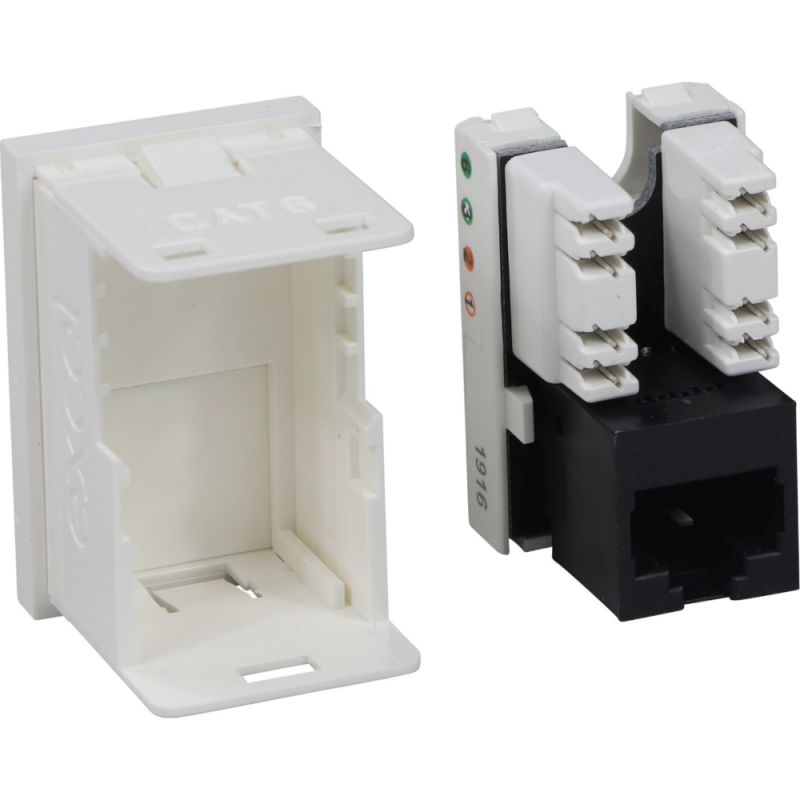 Excel Cat6 (UTP) Unscreened 6C RJ45 Module White - Industrial Network ...
