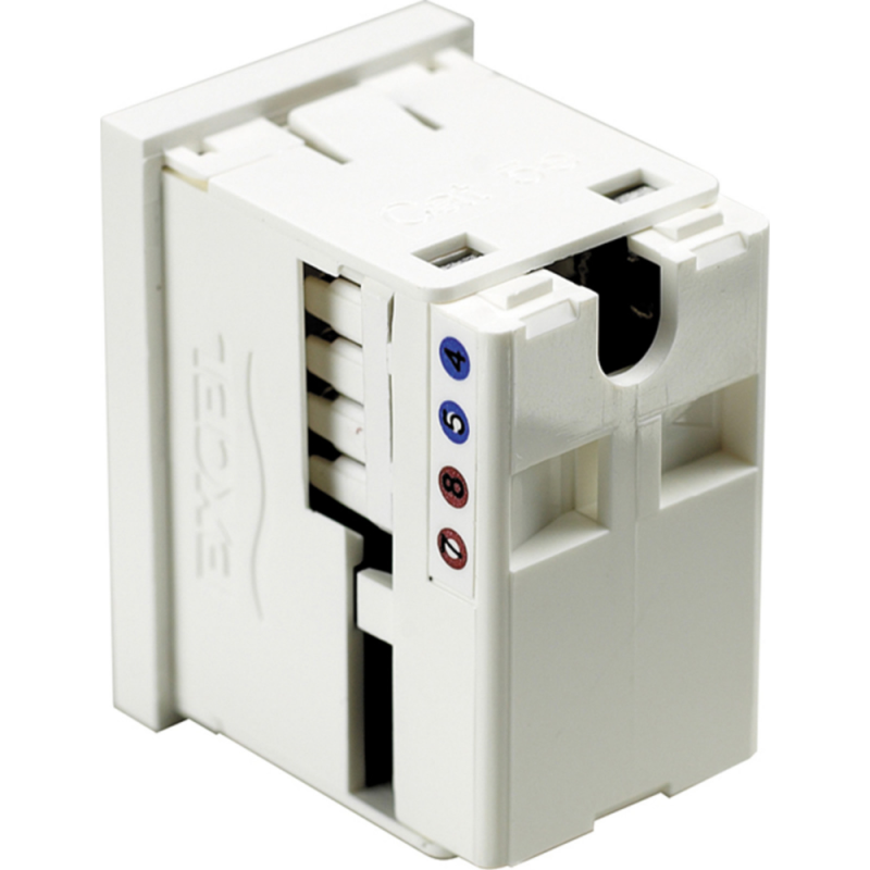 Excel Cat6 (UTP) Unscreened 6C RJ45 Module White - Industrial Network ...