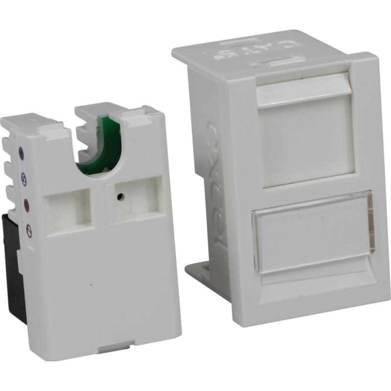 Excel Cat5e (UTP) Unscreened 6C RJ45 Module White - Industrial Network ...