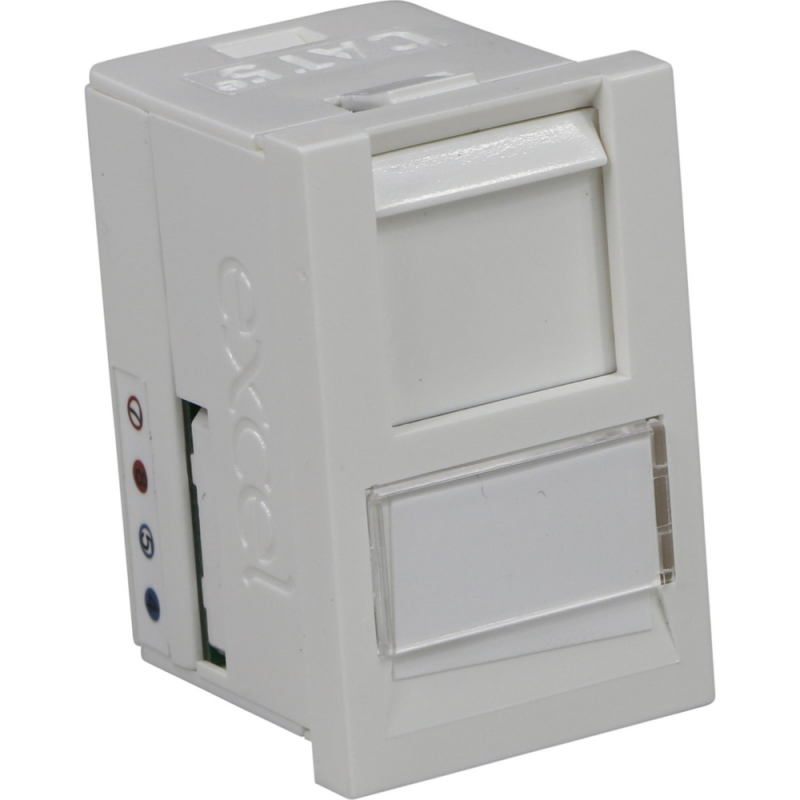 Excel Cat5e (UTP) Unscreened 6C RJ45 Module White - Industrial Network ...