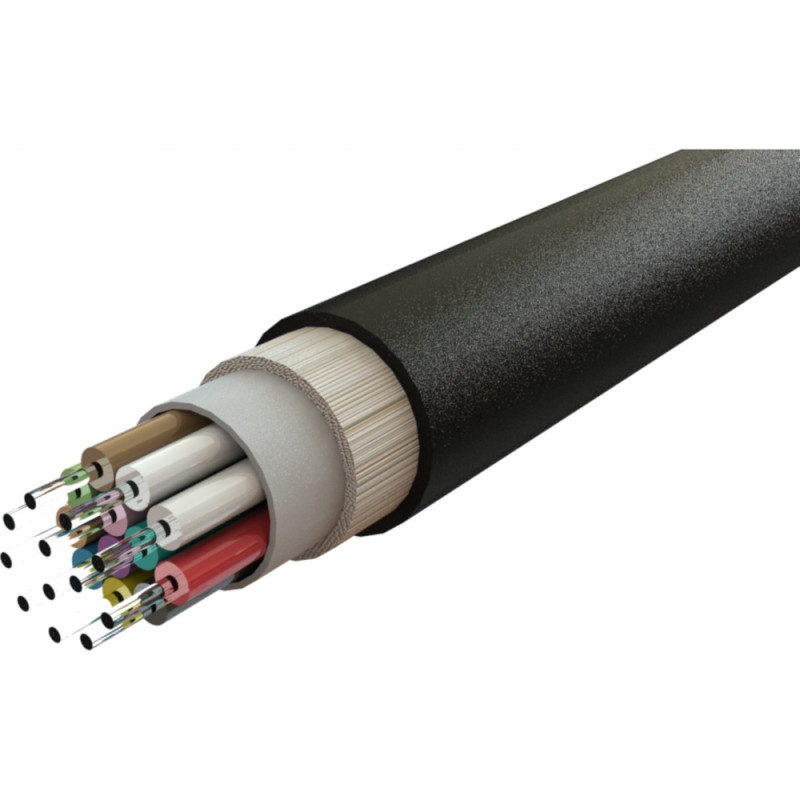 Excel Enbeam OM3 Multimode Fibre Optic Cable Loose Tube 8 Core 50/125 ...