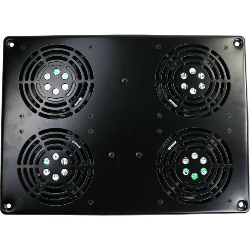Environ Four Way Roof Mount Fan Trays Black - Industrial Network Cable ...