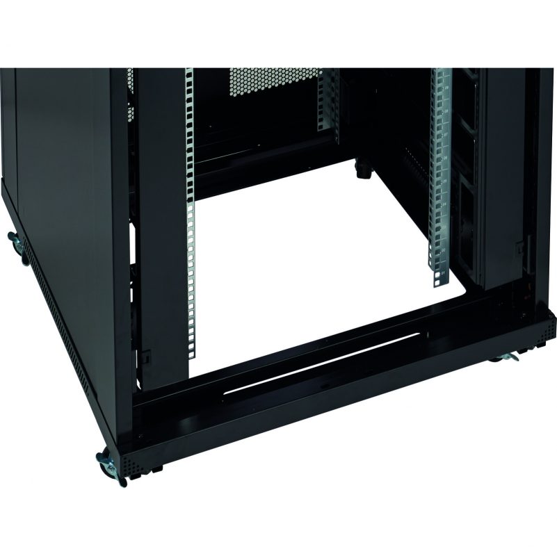 Environ CR800 24U Rack 800x800mm Glass (F) Steel (R) B/Panels F/Mgmt ...