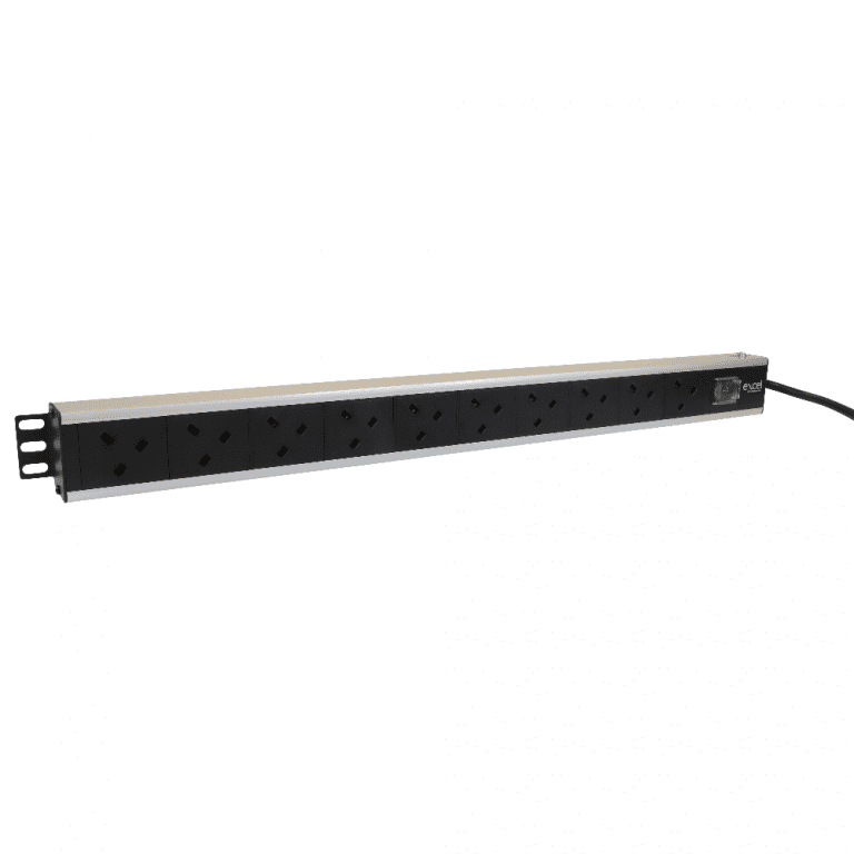 Excel 10 Way Vert PDU 10x UK Socket 16A IEC 60309 Plug Switched ...