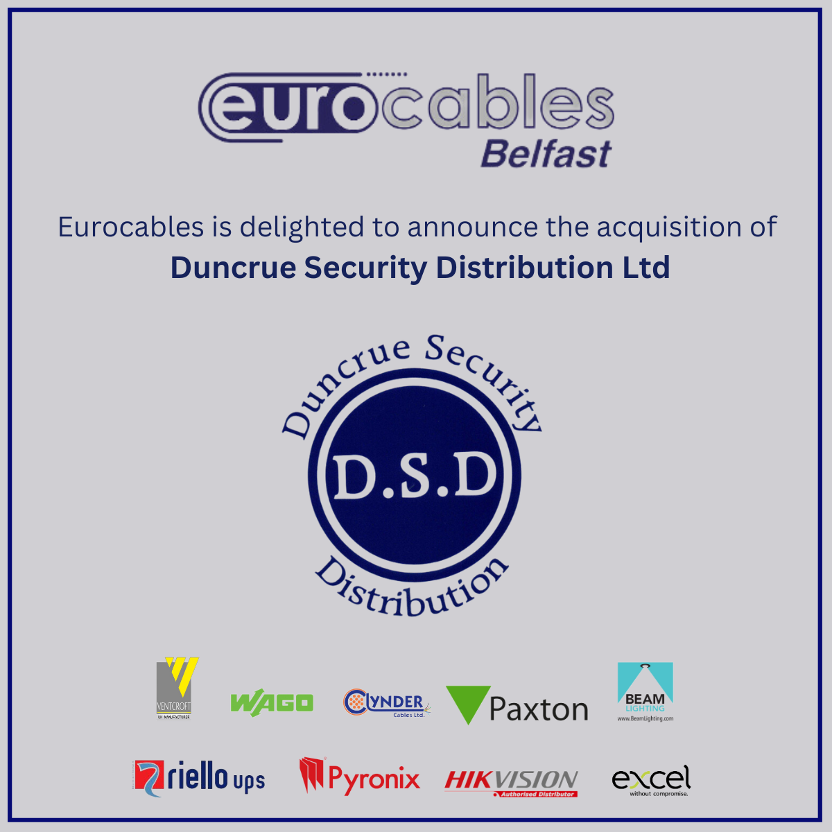 EUROCABLES / DUNCRUE SECURITY - Industrial Network Cable, Security Products UK & Ireland